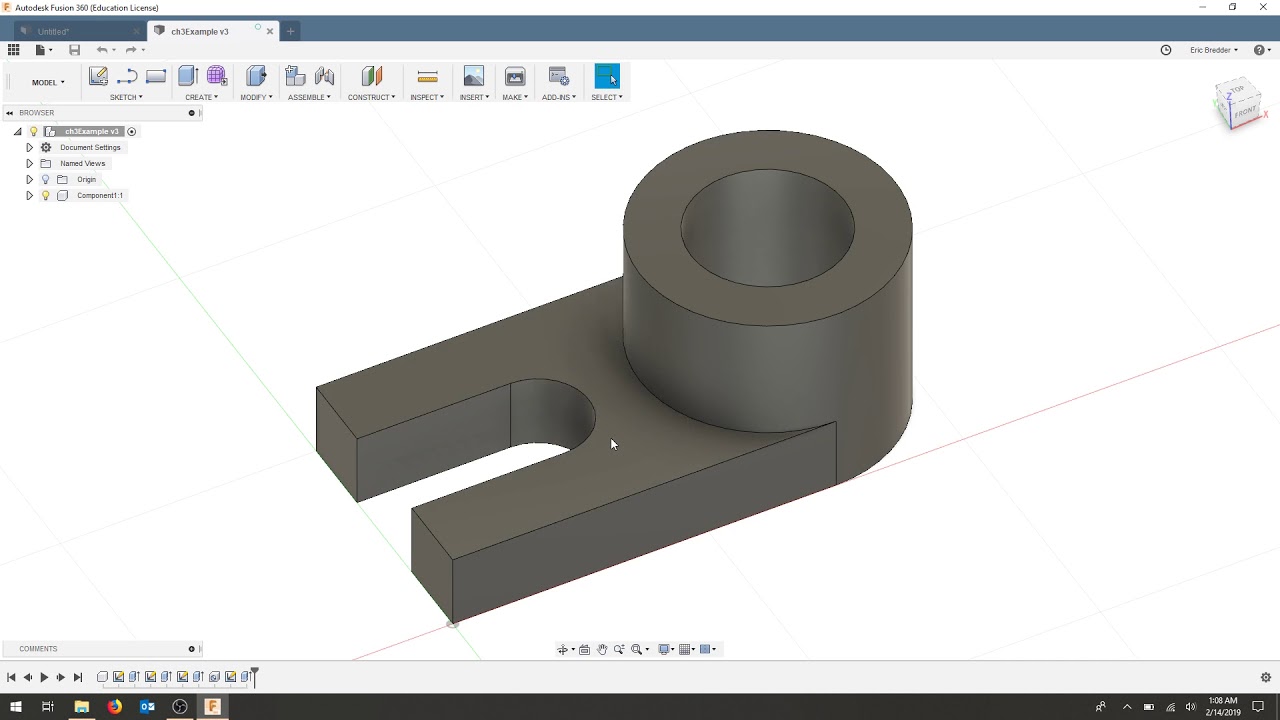 04: CAD151 - Fusion 360 Constructive Solid Geometry Concepts