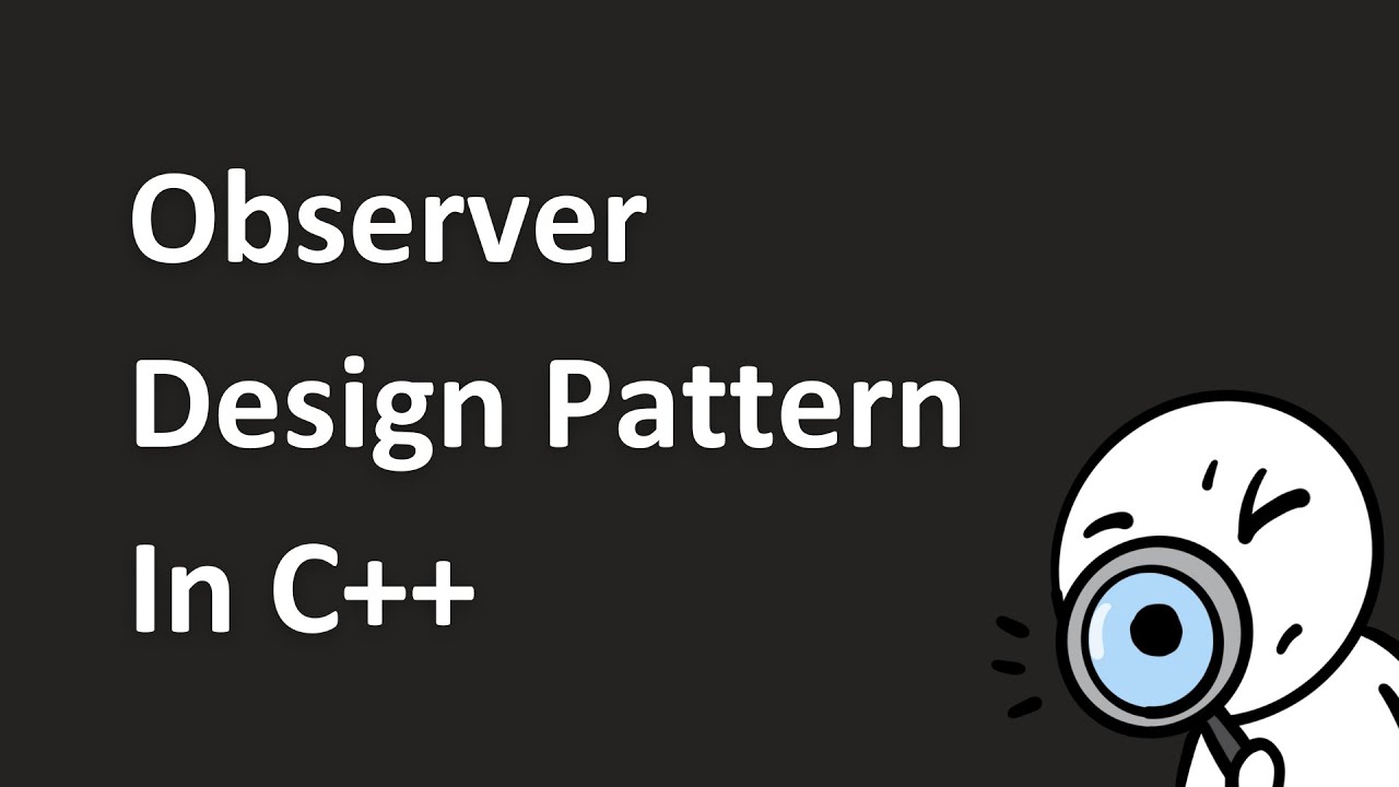 Observer Design Pattern in C++ | Real-World Example Explained