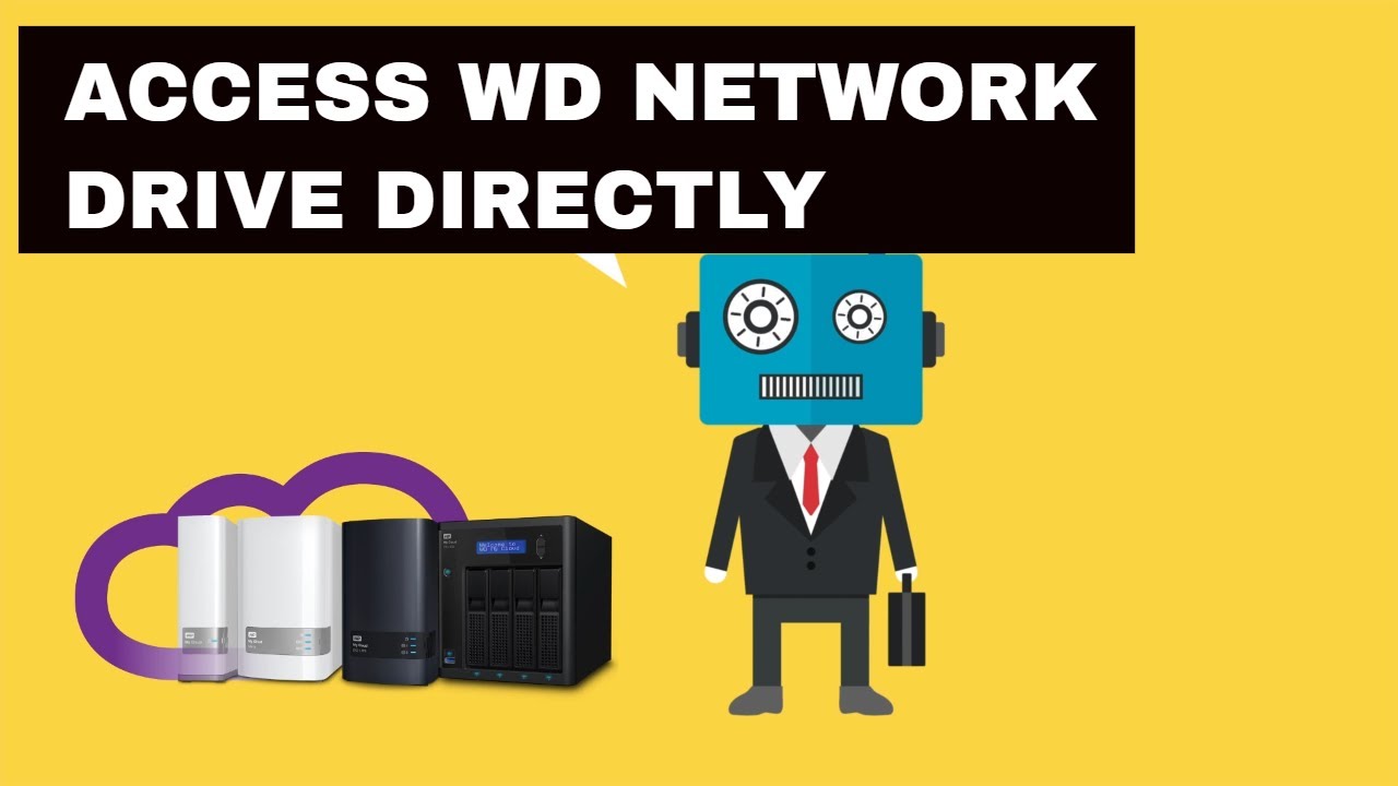 WD MyCloud Quick Direct Access Network Drive Folder From Your PC