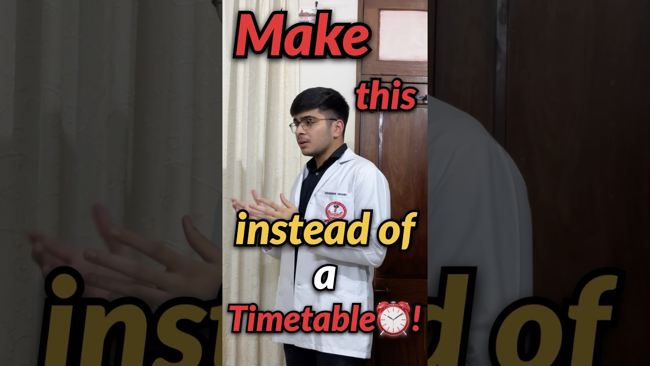 Making timetable for NEET 2026!?😳⏰ #neet #neet2026 #mbbs #motivation #trending