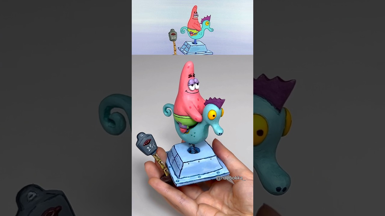 3d펜으로 스폰지밥 뚱이 만들기! I made a Patrick Star💓