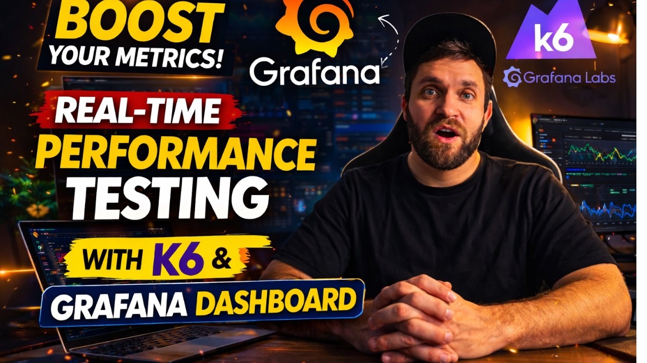 Real-Time Performance Testing with K6 and Grafana Dashboard || Alex 