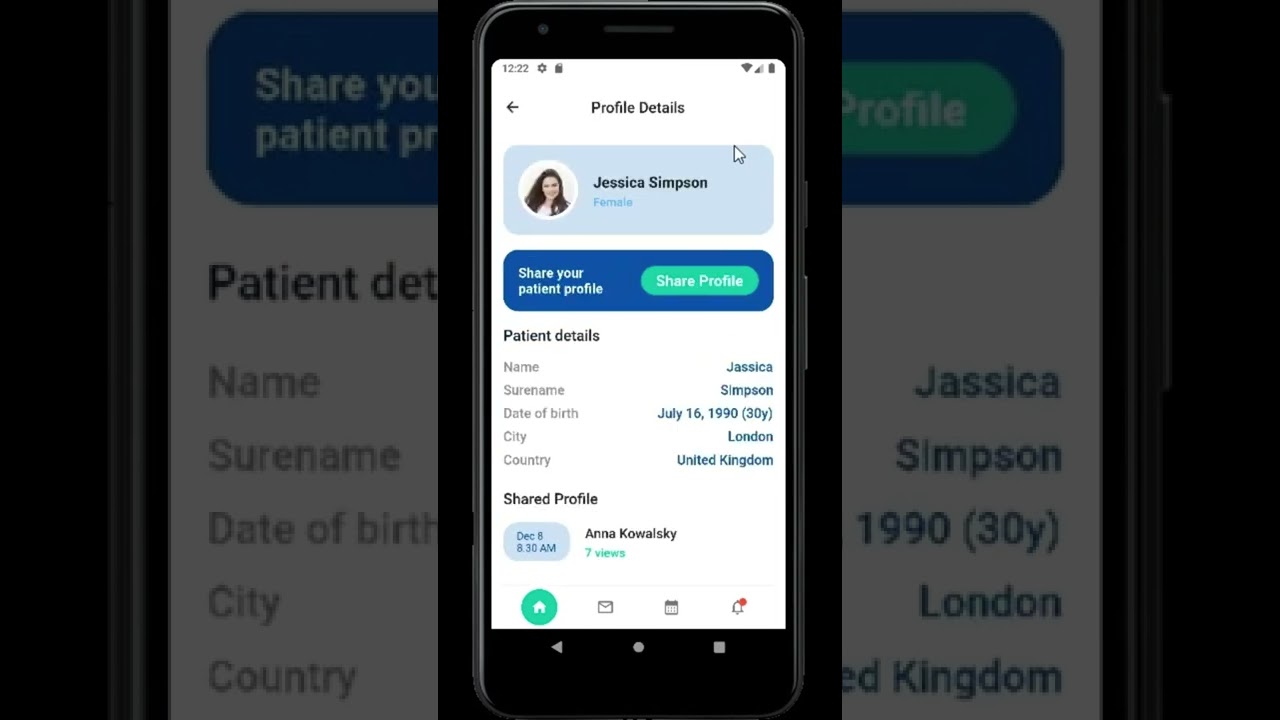 Flutter Doctor App UI