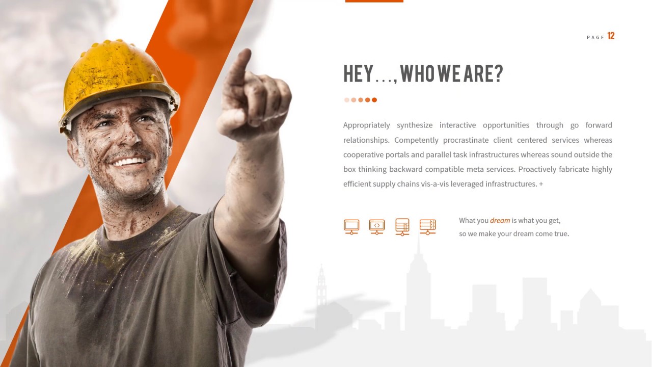 Construction - Planner Powerpoint Template