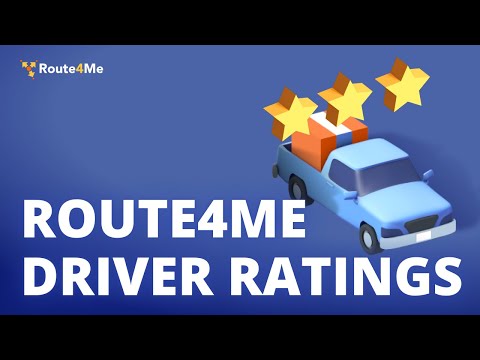 Driver Ratings by Route4Me Route Planner