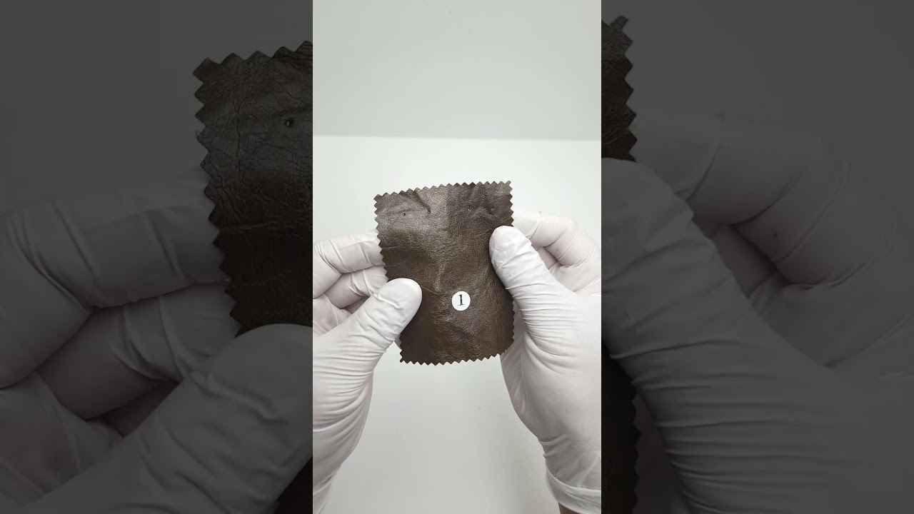 Solid Leather Polyurethane Nylon Rayon Woven Fabric (Item Code: FAB1607)