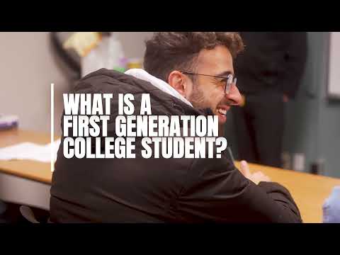 What is a First Generation College Student?