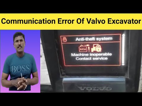 Volvo Excavator Inoperable||Communication Error