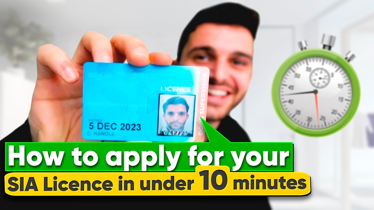 How to Apply for an SIA Licence in the UK (2026 Guide)