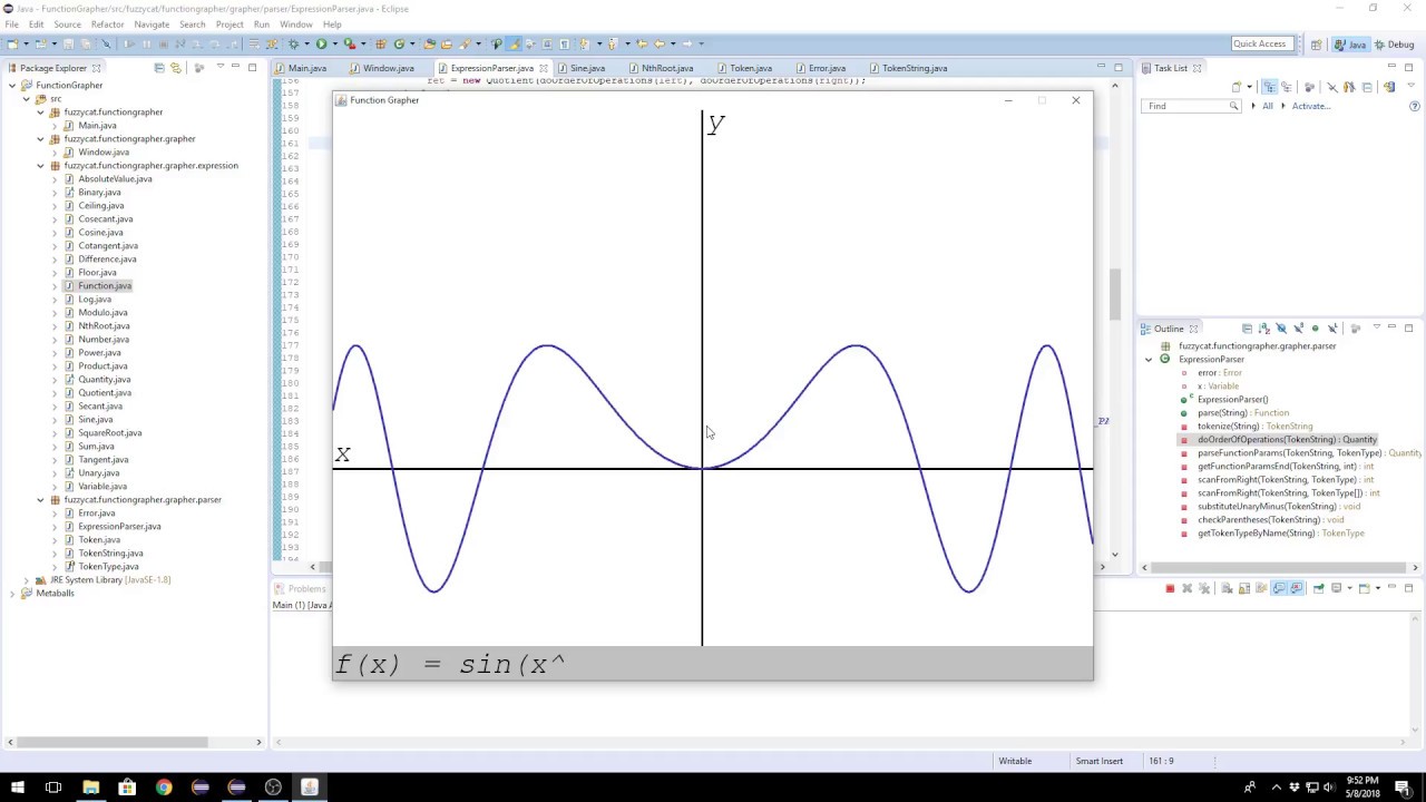 [Java/Swing] Function Grapher Program Part 1