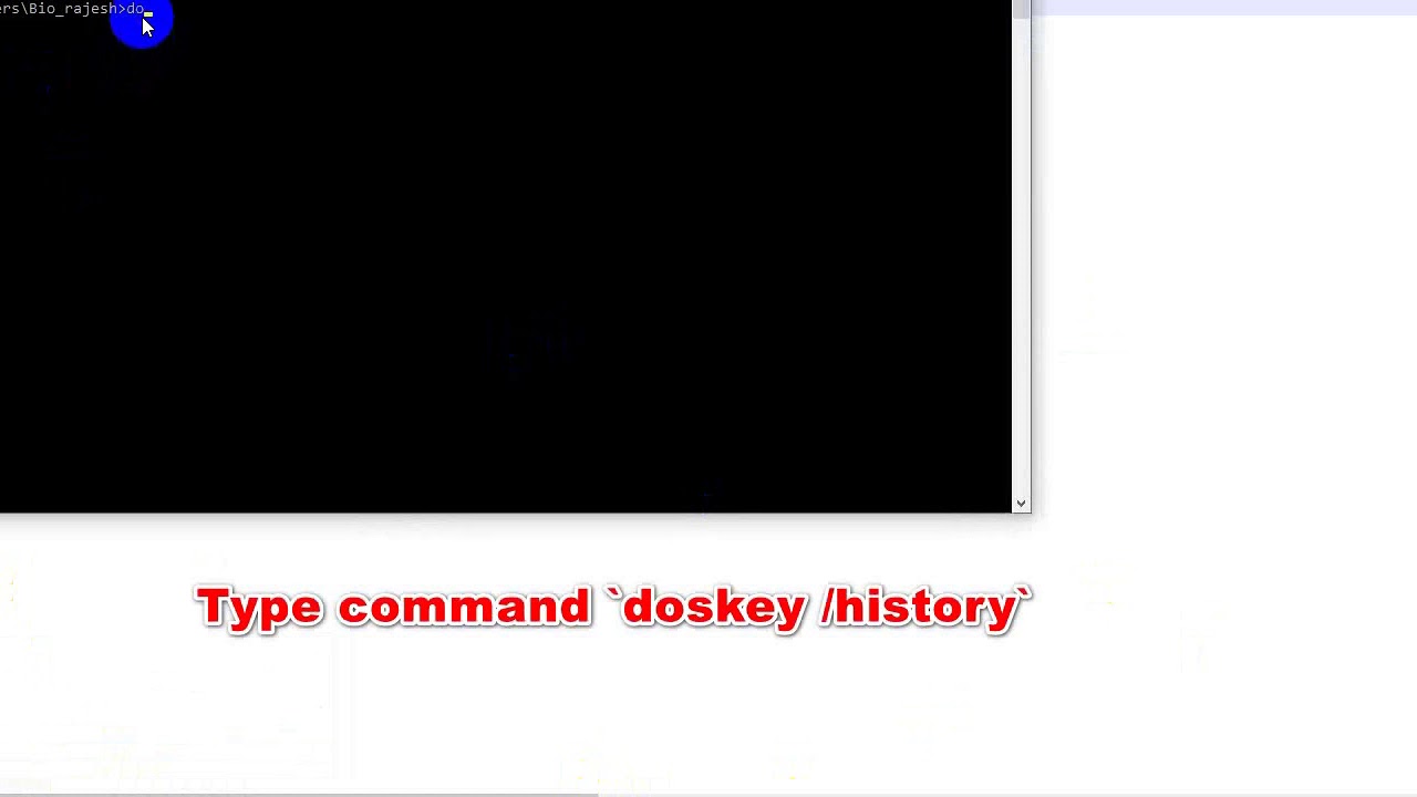 View Command Prompt History In Windows 10