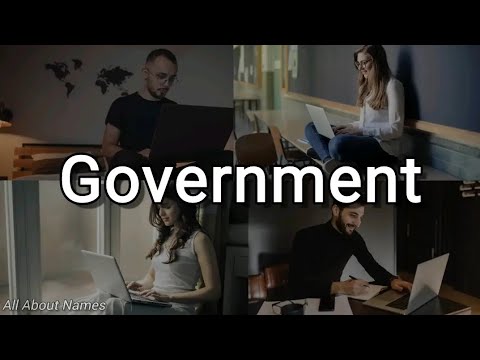 Government: American Pronunciation, Meaning, and Usage in Sentences