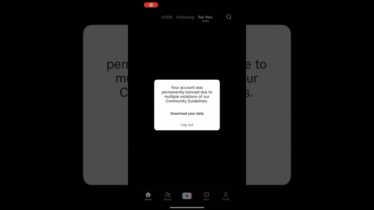 Tiktok Permanently Banned After One Day Is Crazy 😭💯