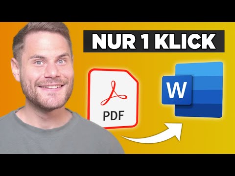 PDF in SEKUNDEN zu Word umwandeln