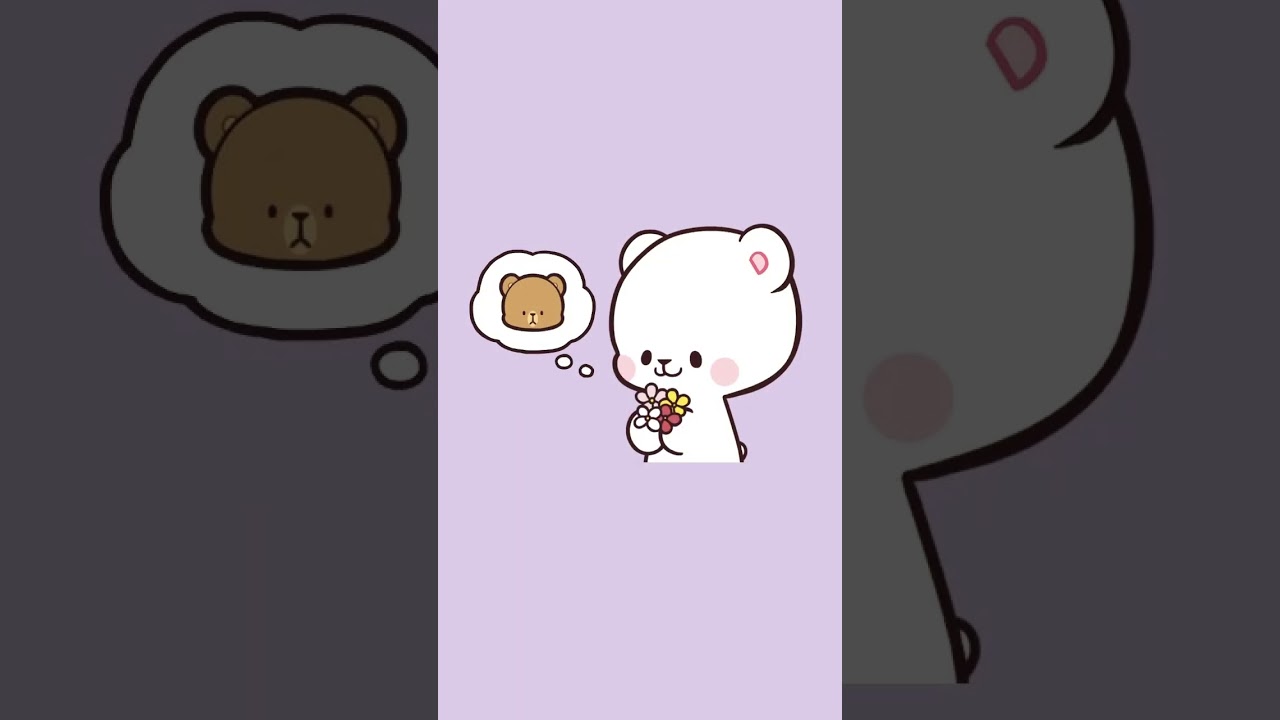 Flowers 💐 #shorts #milkmocha #milkandmocha #milkmochabear #bears #animation #cuteanimation