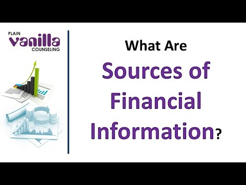 AFS (02): Sources and Analysis of Financial Information