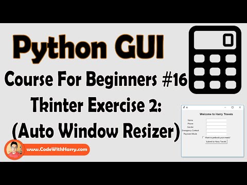 Learn Python GUI Exercise 2 Window Resizer GUI | Python Tkinter GUI Tutorial In Hindi 16 - Mind ...