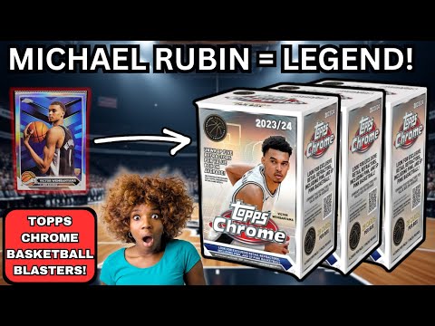 AUTO! 2023-24 TOPPS CHROME BASKETBALL BLASTER BOX REVIEW!