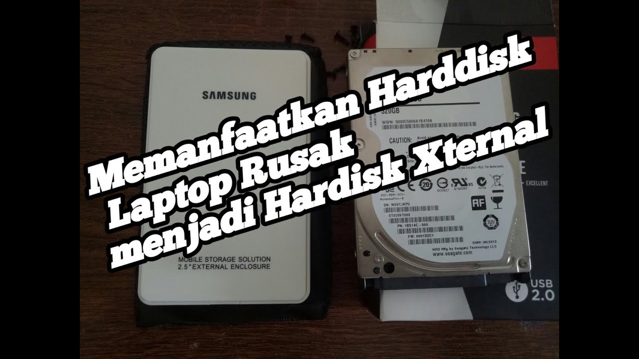 Tutorial mengambil data Dari laptop Rusak sekaligus Menjadikannya Harddisk External