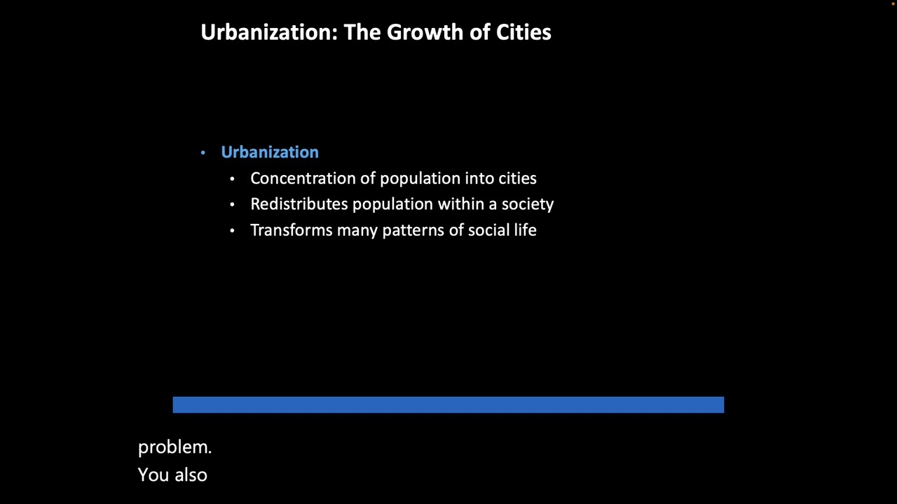 16 Population Urbanization and the Environment
