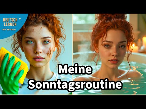 Meine Sonntagsroutine | Deutsch Lernen mit Geschichten | Hören & Sprechen | B1