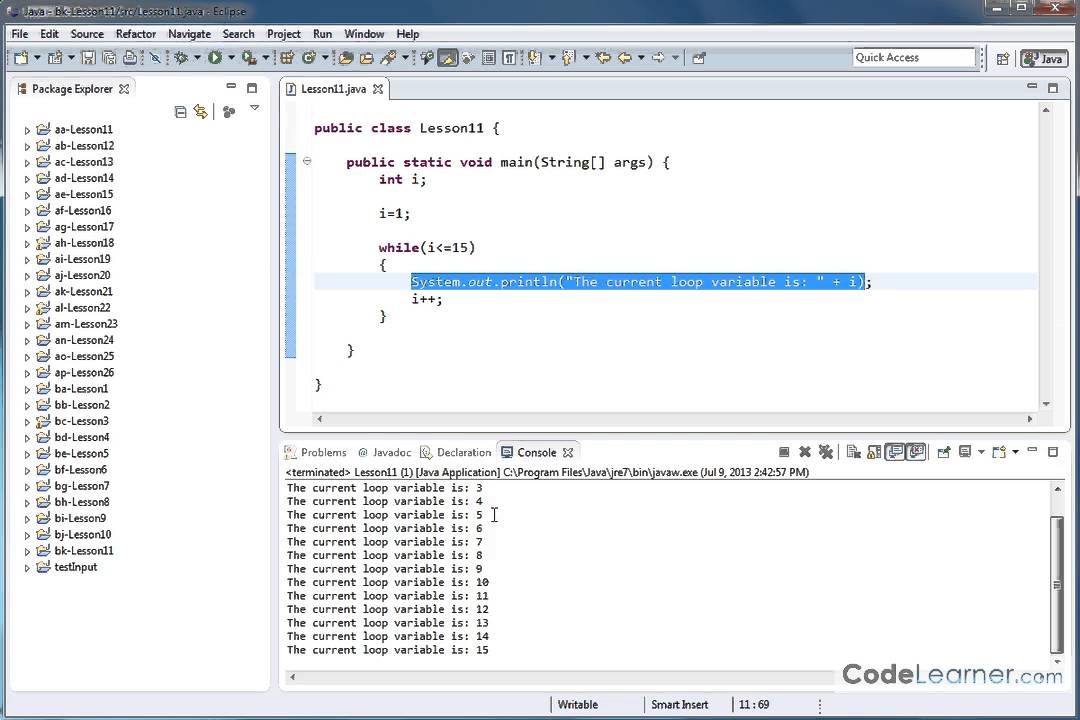Mastering Java, Vol 2   Lesson 11   The Do while Loop