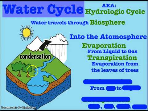 Unit 3 Pt 3 Water Cycle Ap Environmental Science 2017