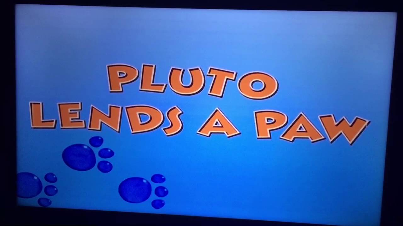 Pluto Lends a Paw Title Card