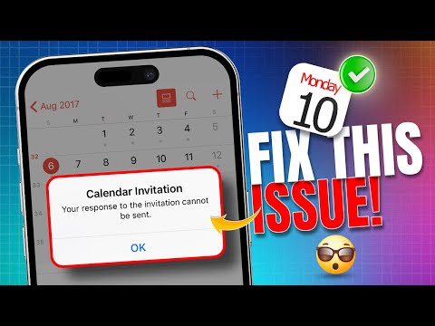 Calendar Invitation: "Your Response to the Invitation" on iPhone | Manage Calendar Invites on iPhone
