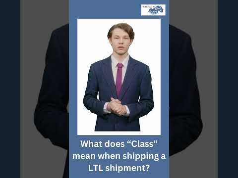 What does Class mean when shipping a LTL shipment?#LTL#freight#shipping#shippingservice#NMFC#class