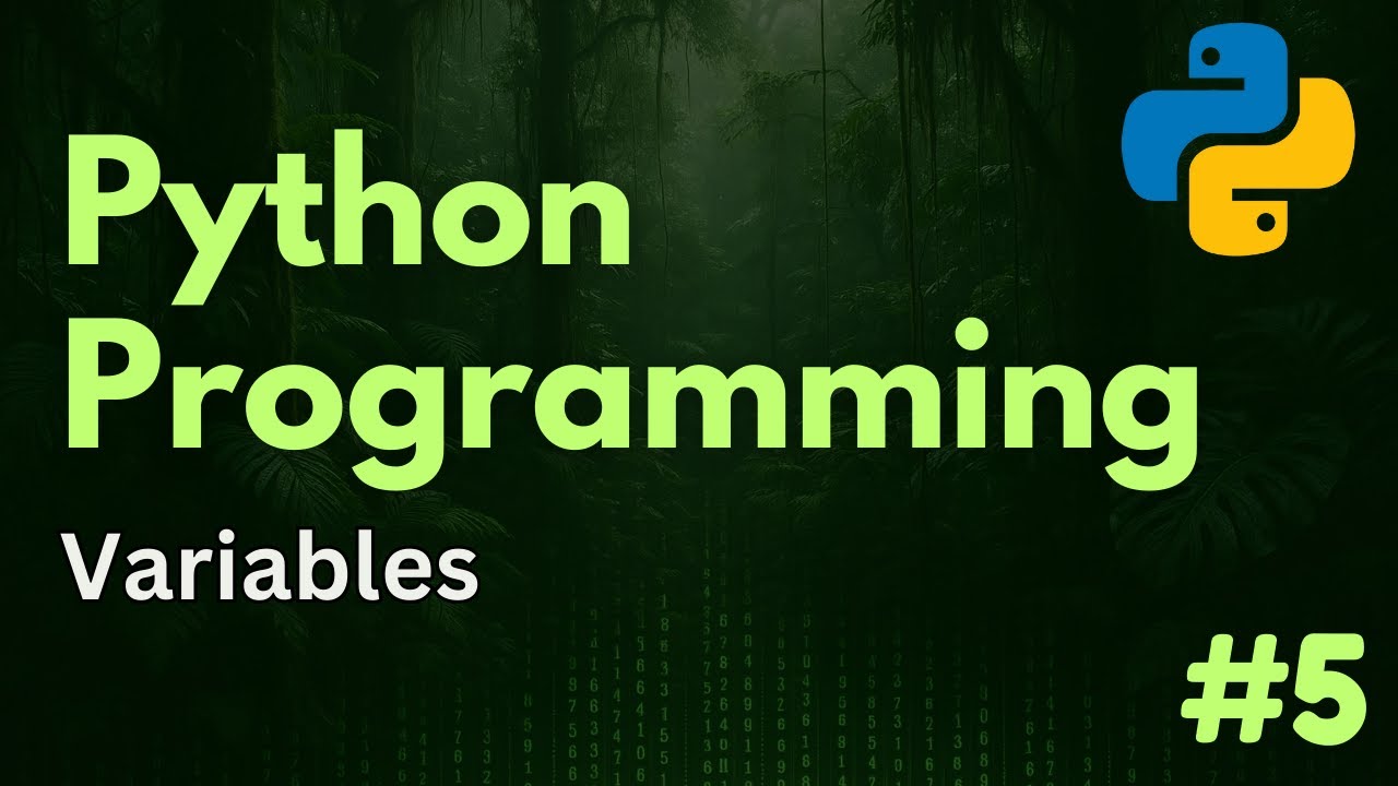 Variables | Python Programming Ep. 5