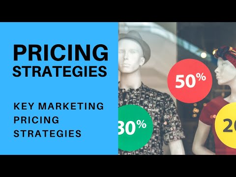 Pricing Strategies - Four Key Pricing Strategies. Pricing strategies for retailing.