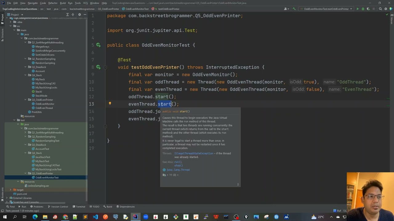 30 - Odd Even Printer Using Multithreading - SOLUTION - Code Demo 2