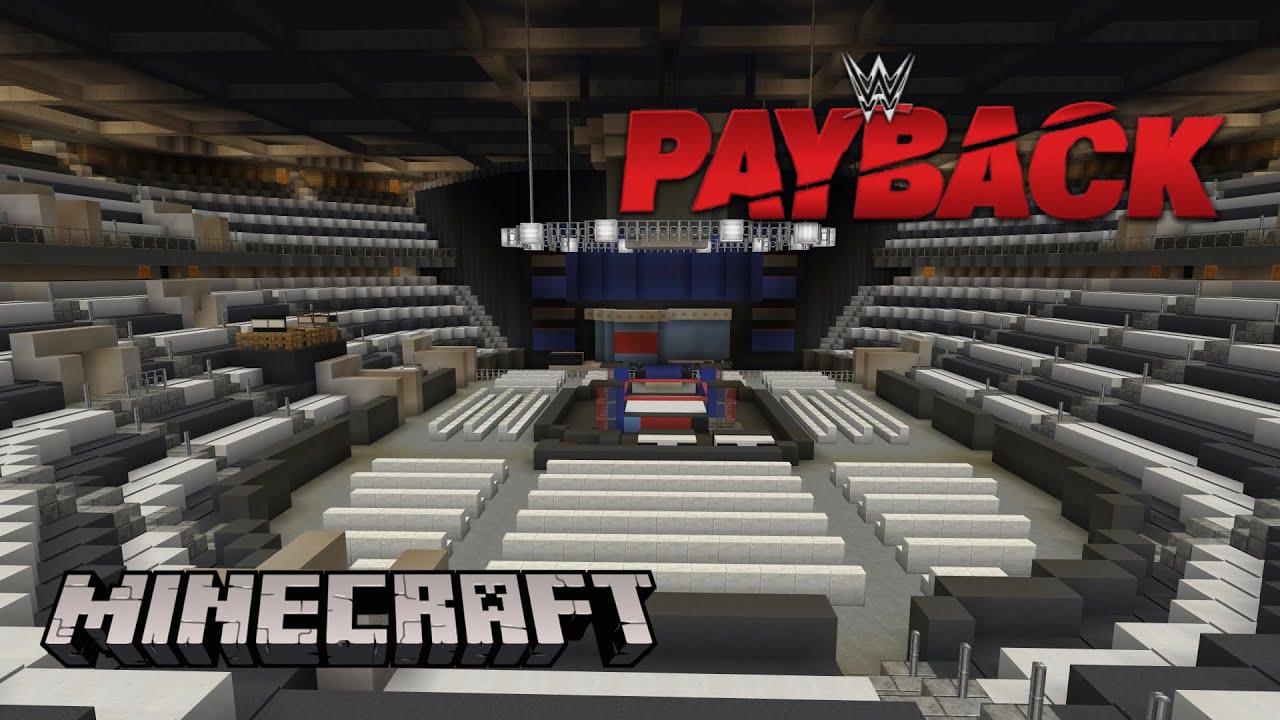 WWE Payback 2017 Set Up | SAP Center | DOWNLOAD LINK | Minecraft