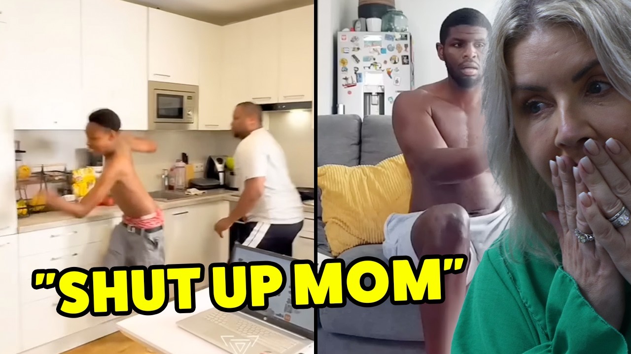 BRITS React to TELLING MOM TO SHUT-UP INFRONT OF DAD TIKTOK COMPILATION PRANK VIDEOS