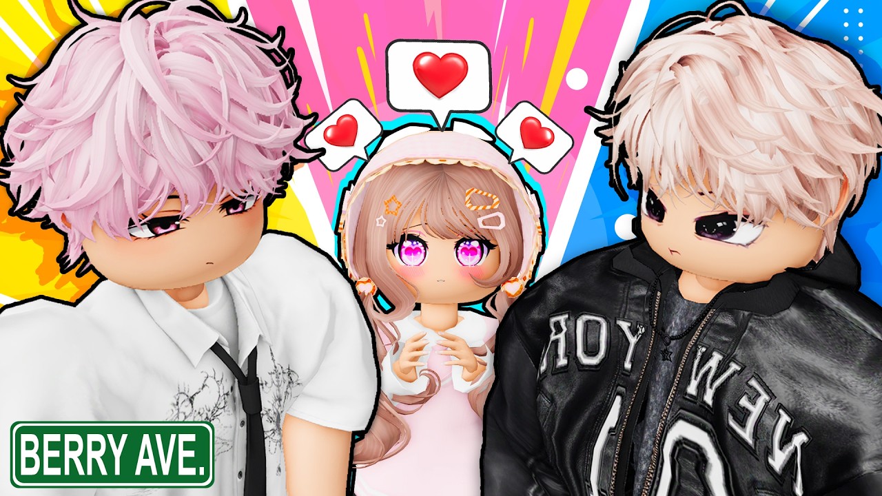 HIGHSCHOOL HEARTTHROBS FIGHT OVER ME! (Full Series)🔥| Berry Avenue