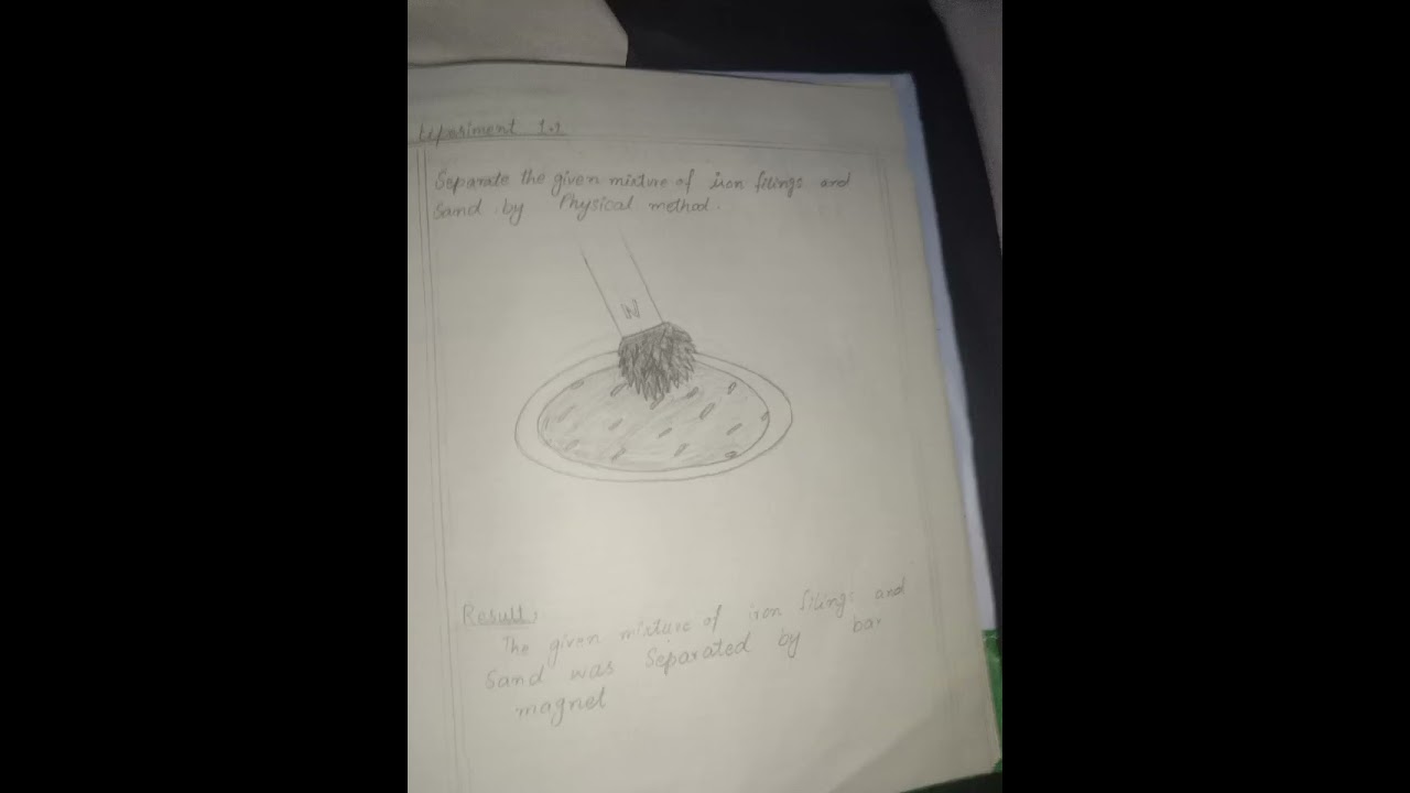 10th class chemistry practical experiment #1