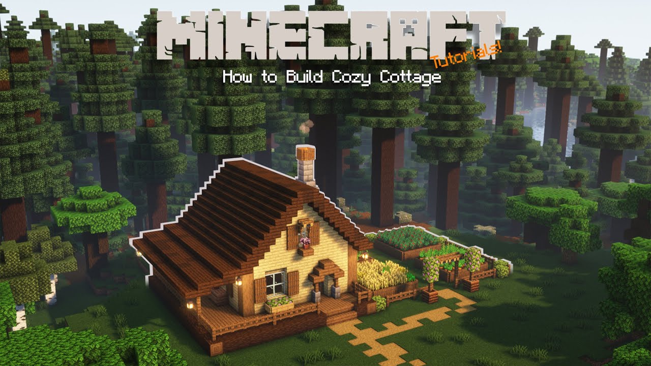 Minecraft : How to build a COTTAGE - Minecraft : COTTAGE TUTORIA ...
