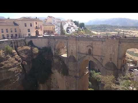 Ronda new bridge (Puente Nuevo) from the hotel Don Miguel