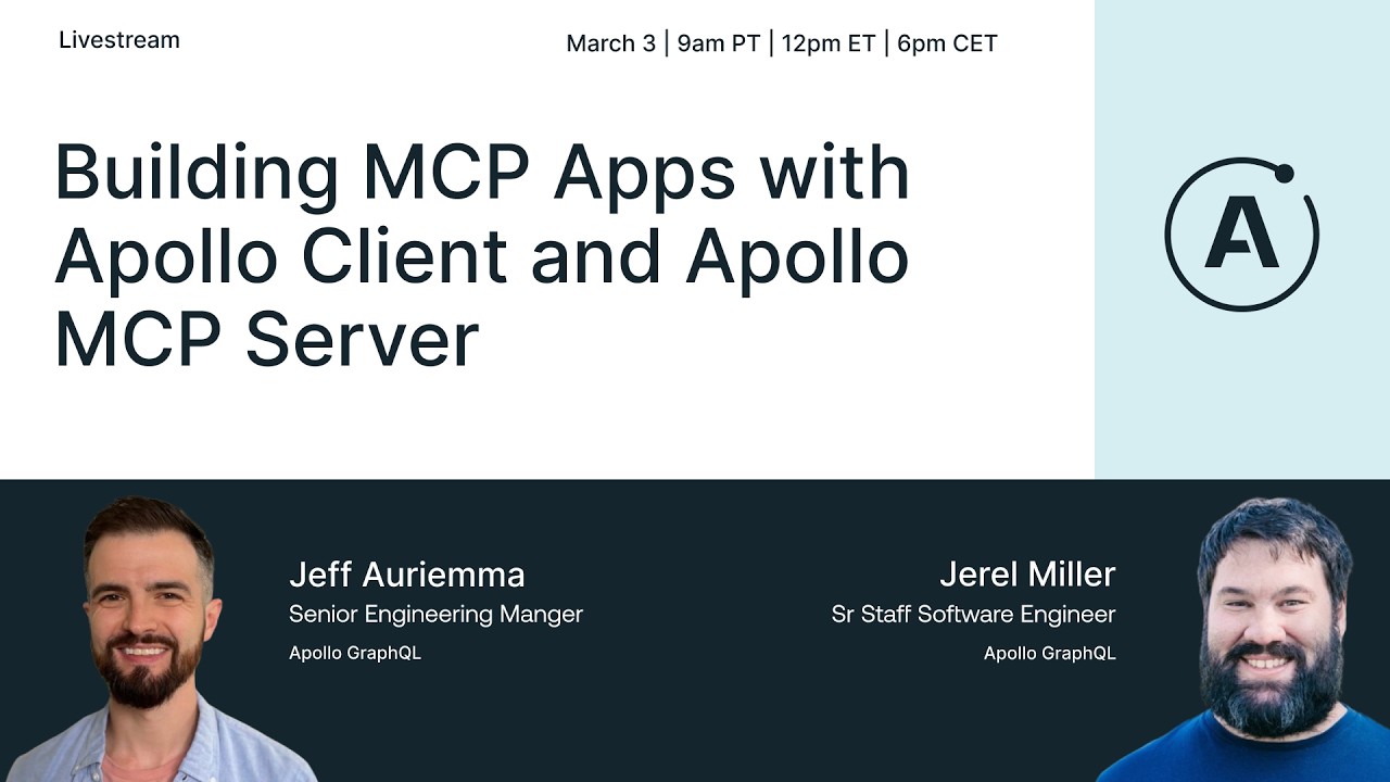 Building MCP Apps with Apollo Client and Apollo MCP Server