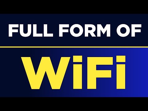 Full form of WiFi | WiFi ka full form kya hai | WiFi full form | Free Learn University