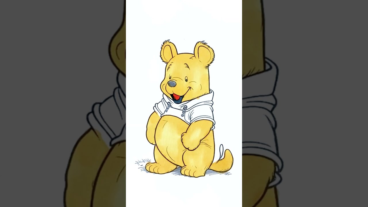Winnie the Pooh Coloring Pages Enjoy Endless Coloring Fun #art #coloring #winniethepooh #short