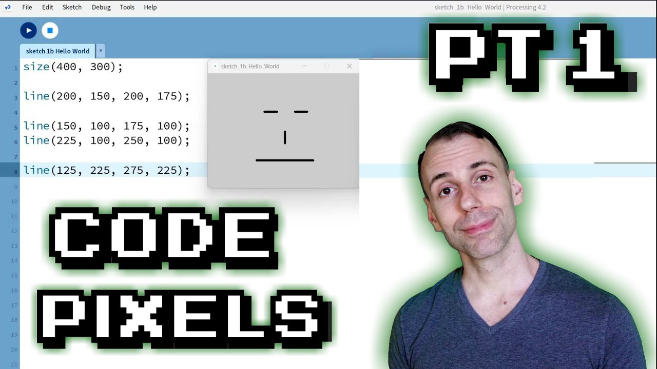Programming in Processing (JAVA) for Beginners - Part 1