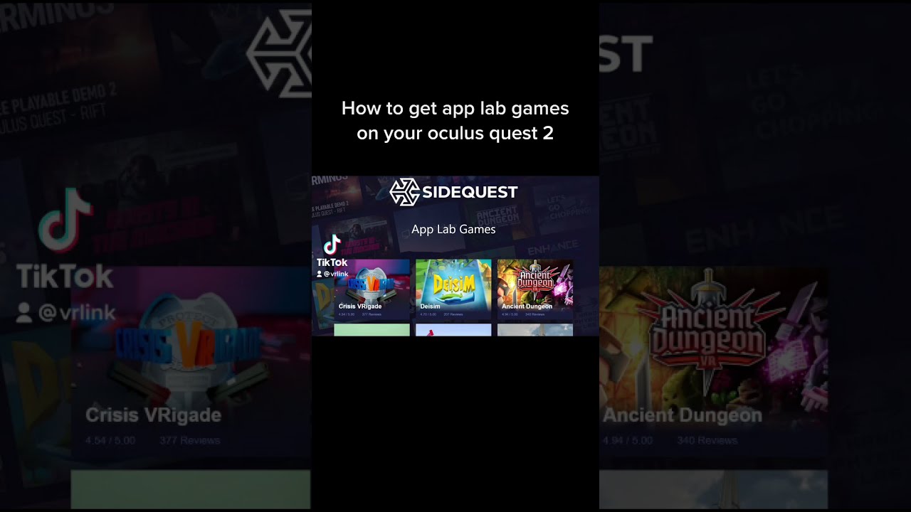 HOW TO GET APPLAB ON YOUR OCULUS QUEST 2 #shorts #oculusquest #howto #vr