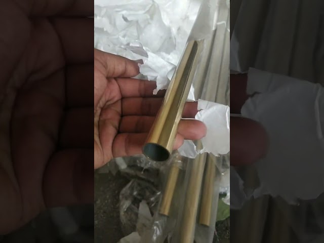 NL Stainless Steel Gold Pipe - Gold Coated Ss Pipes Trader - Wholesaler ...