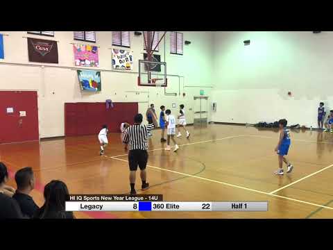 Legacy Hoops vs 360 Elite - 2/8/25 (HI IQ Sports New Year League 14U)