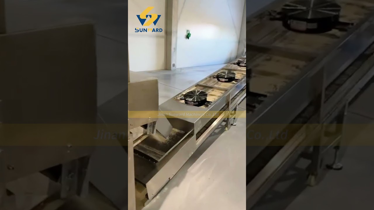 Poland acicular flaky #breadcrumbs production line crouton making #machine  #factory #plant