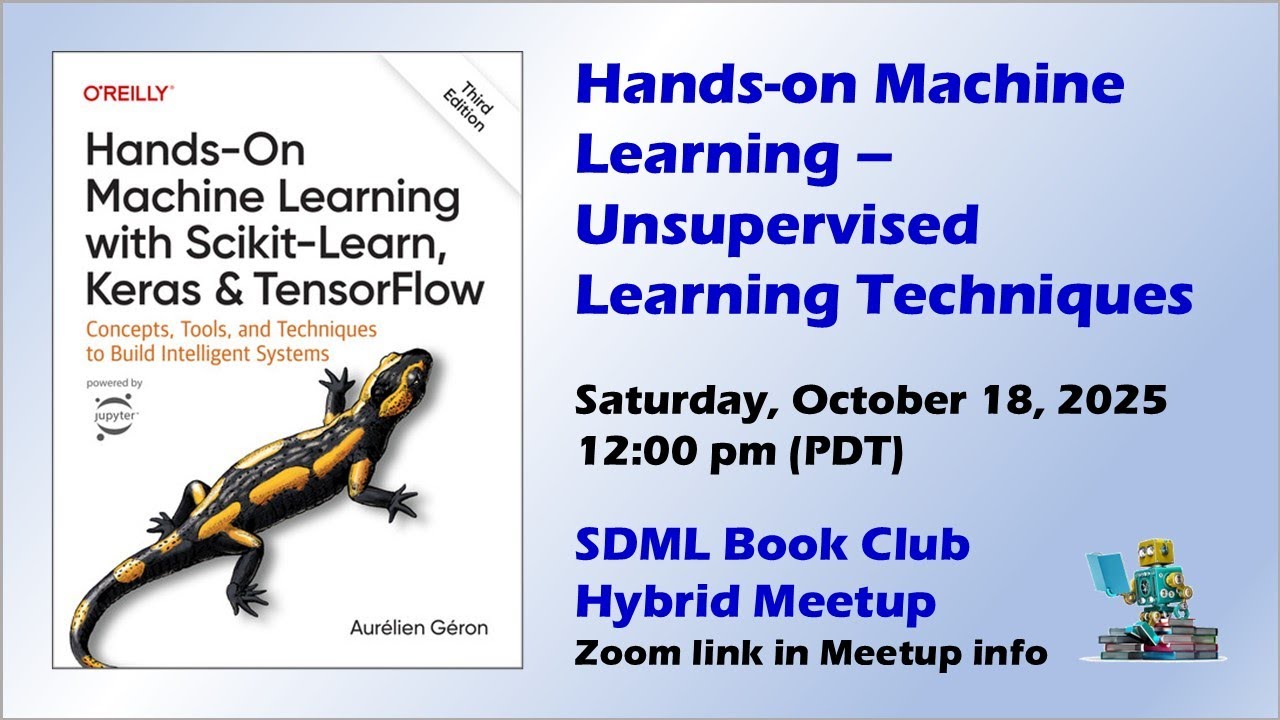 Hands-on Machine Learning -- Unsupervised Learning Techniques