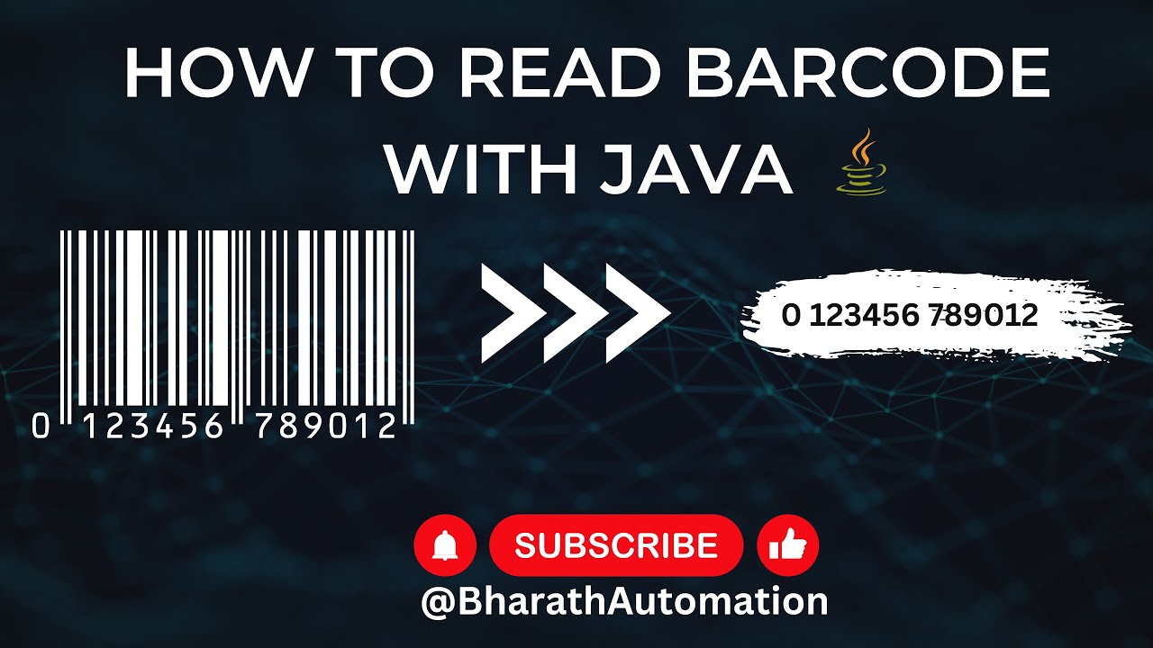 How to Read Barcodes with Java | Convert Barcode Into Text With Java | Interview Series for Exp |