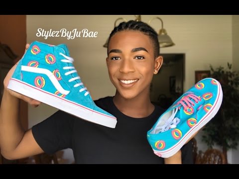 SK8-Hi SCUBA BLUE DONUT ODD FUTURE VANS (LiMiTED EDiTiON) || StylezByJuBae